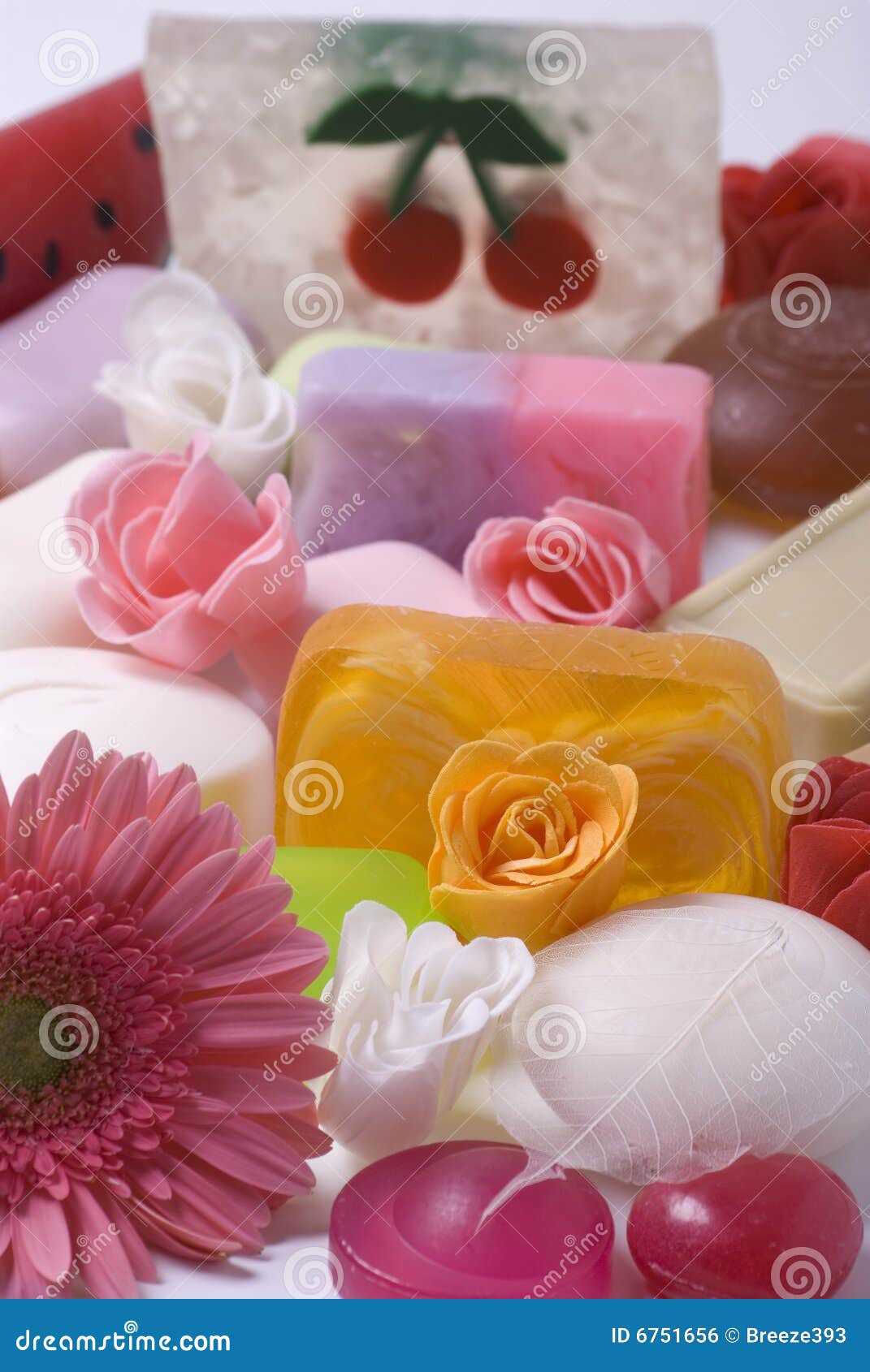 Soap and flower stock photo. Image of luxury, items, bath - 6751656