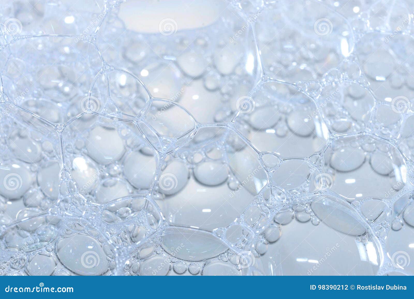 Soap Foam Bubbles Close-up. the Texture of Foam Bubbles Stock Photo ...