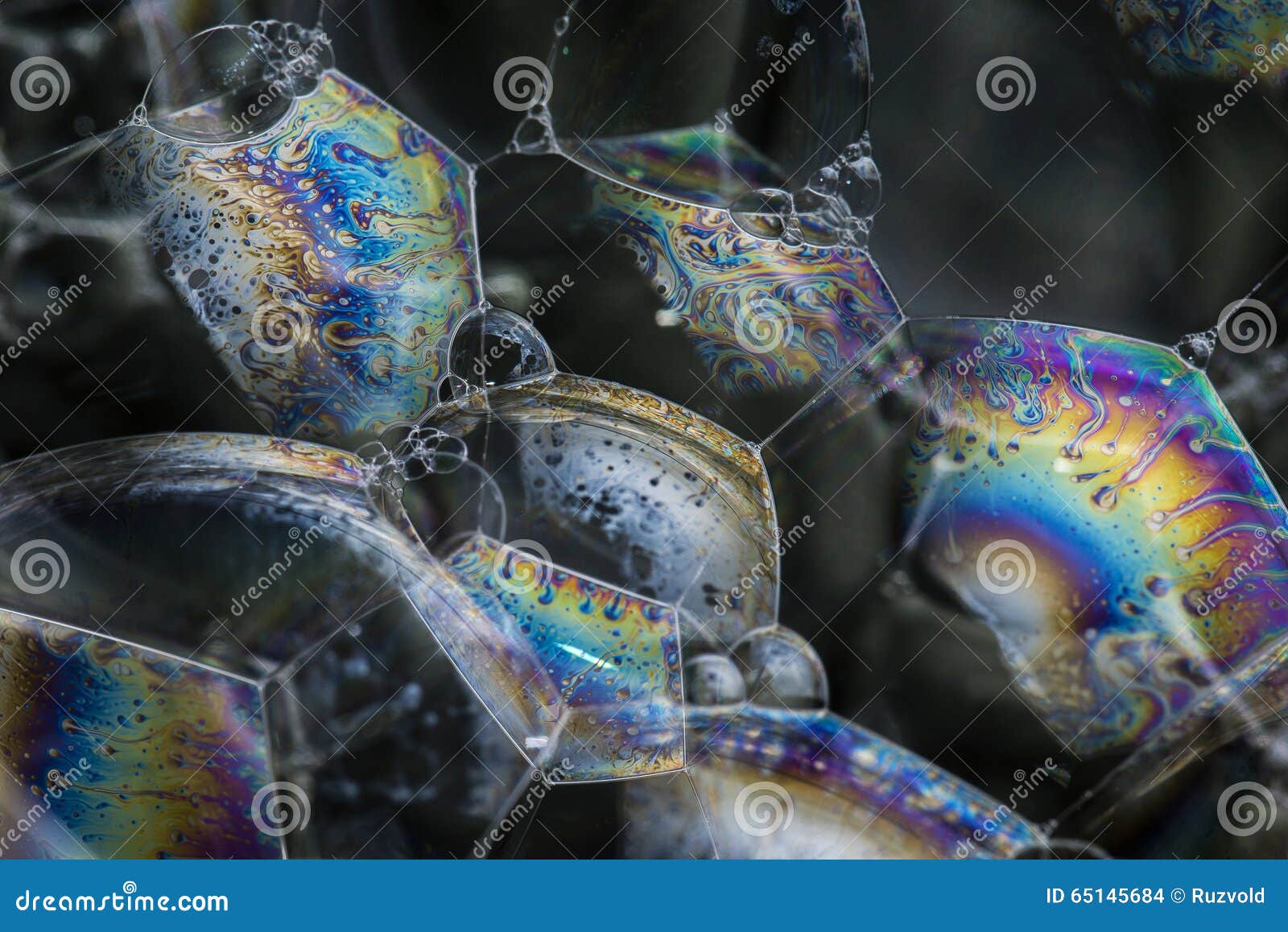 Foam Bubbles Texture Isolated On White Background Royalty-Free Stock ...