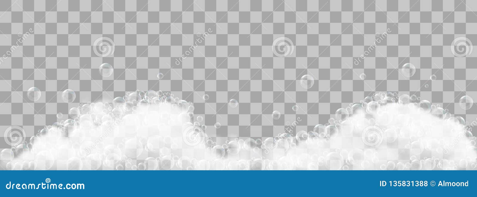 Soap Foam and Bubbles on Transparent Background. Stock Vector ... Soap Foam and Bubbles on Transparent Background. Stock Vector ...