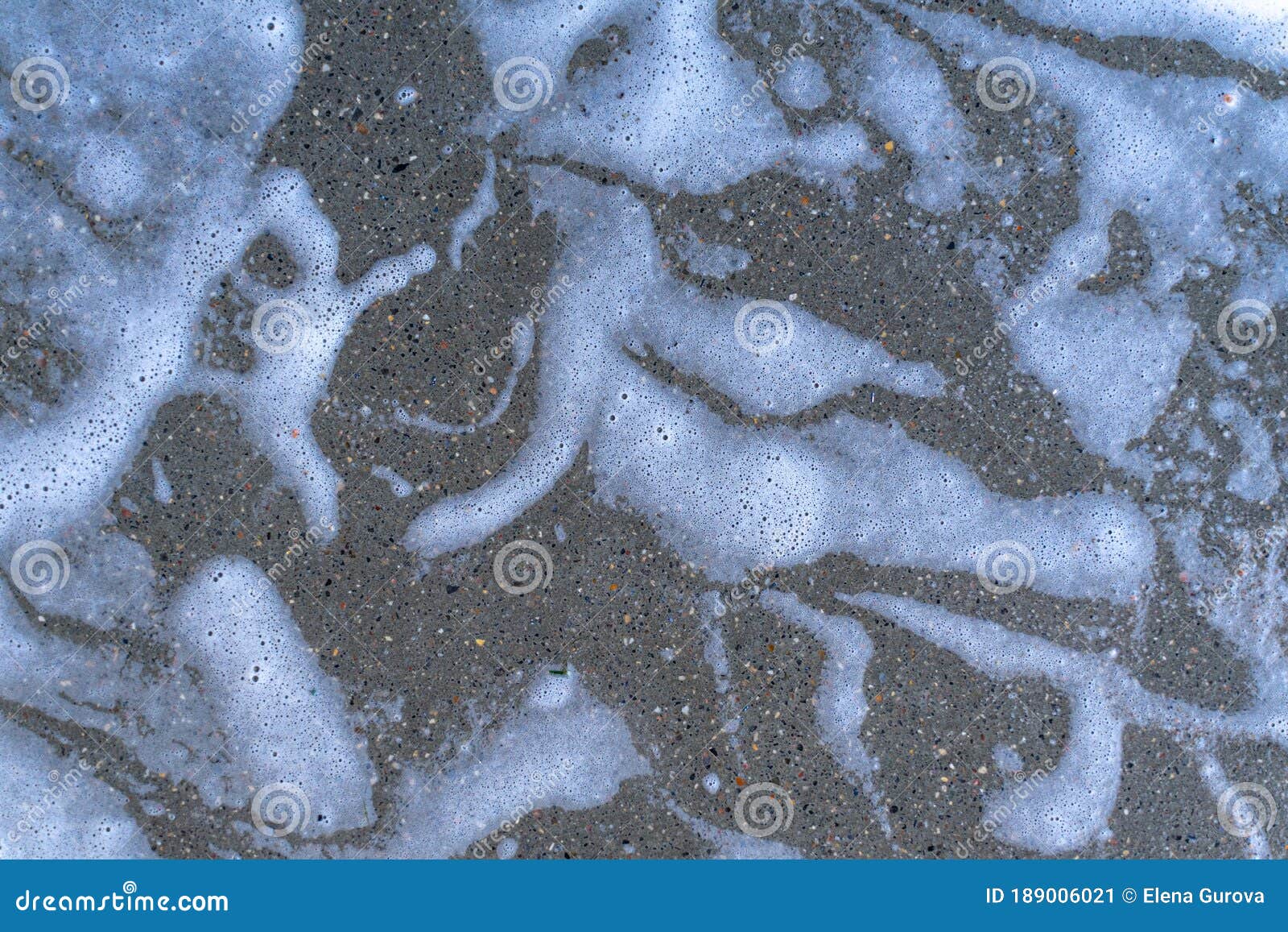 Soap Foam on a Concrete Surface Stock Image - Image of clothing ...