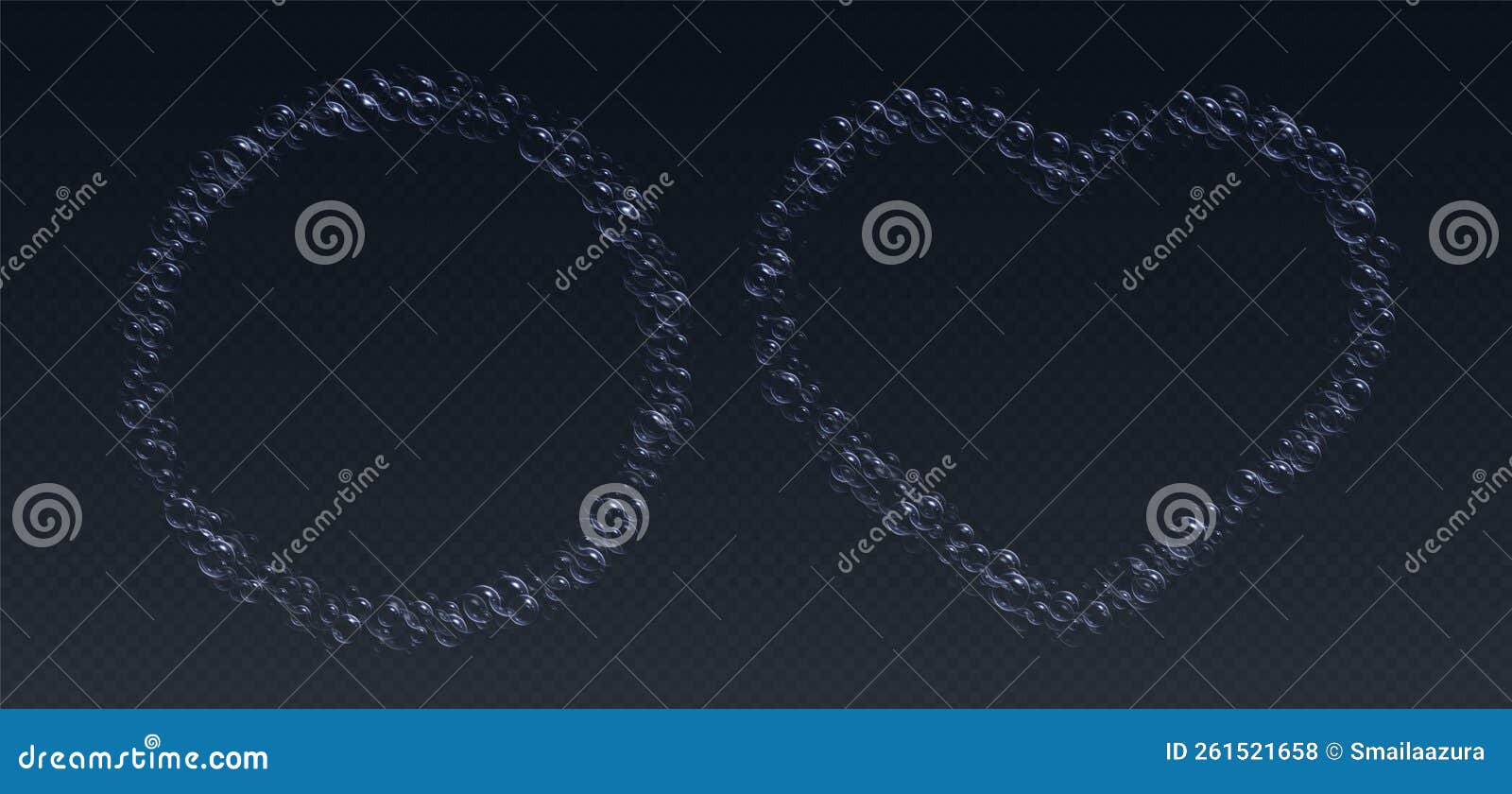 Soap Foam Frames, Realistic Shampoo Bubbles, Bath Lather Borders in ...