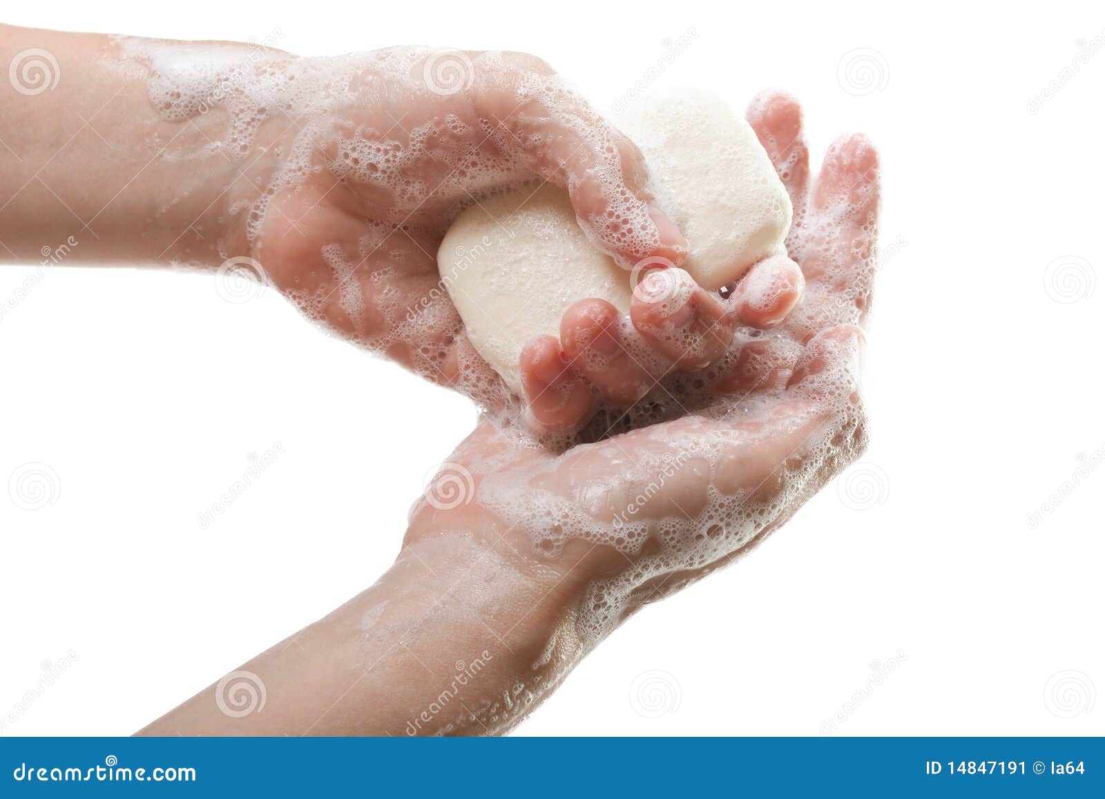 Soap in hand stock image. Image of healthy, flowing, palm - 14847191