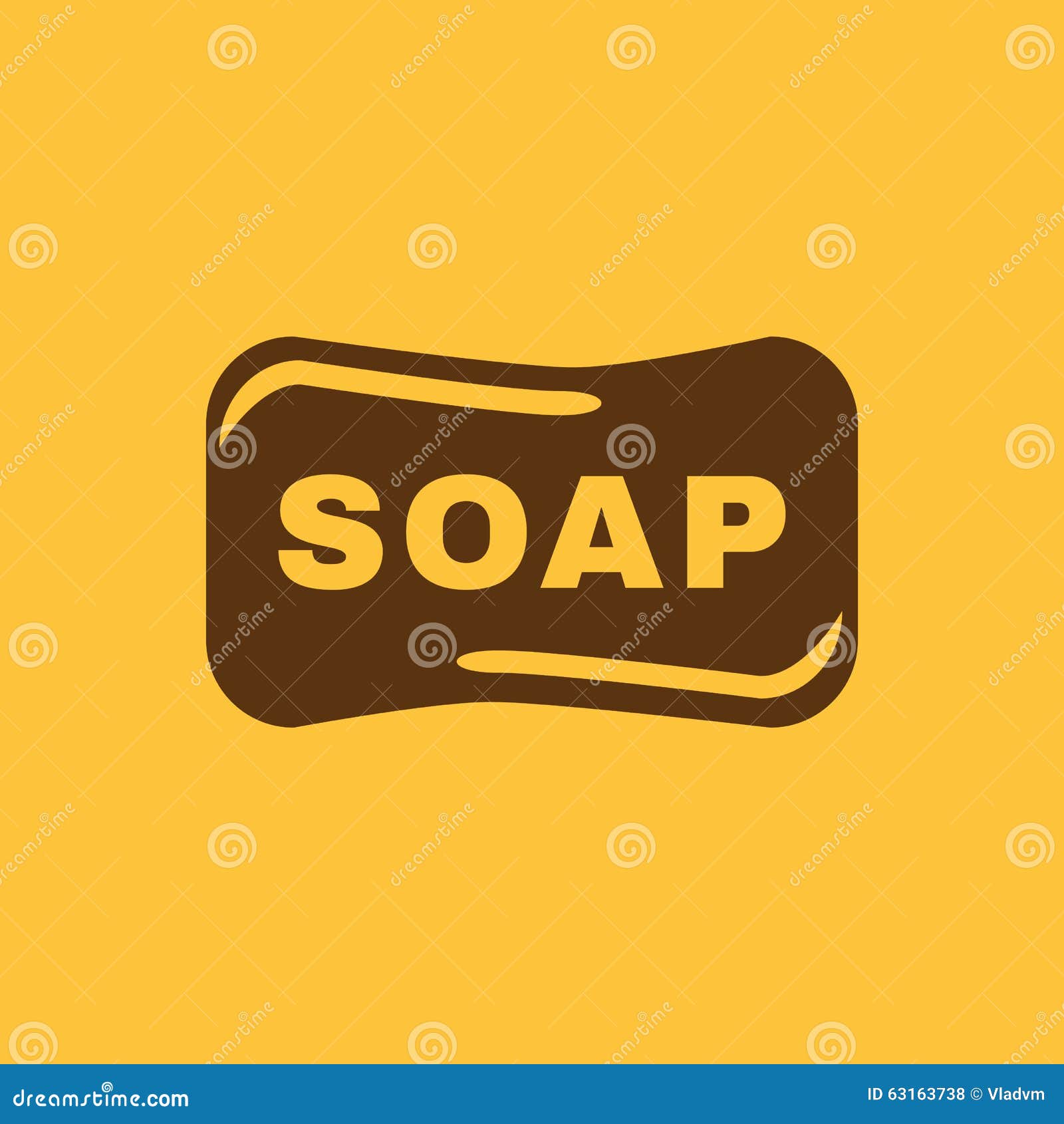 The soap icon. Soap symbol stock illustration. Illustration of toilet ...