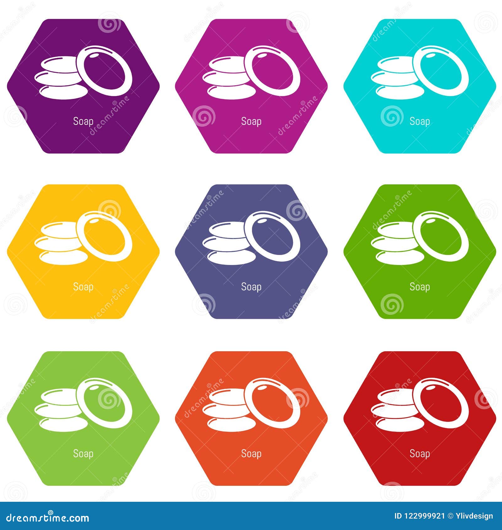 Soap icons set 9 vector stock vector. Illustration of pinksoap - 122999921