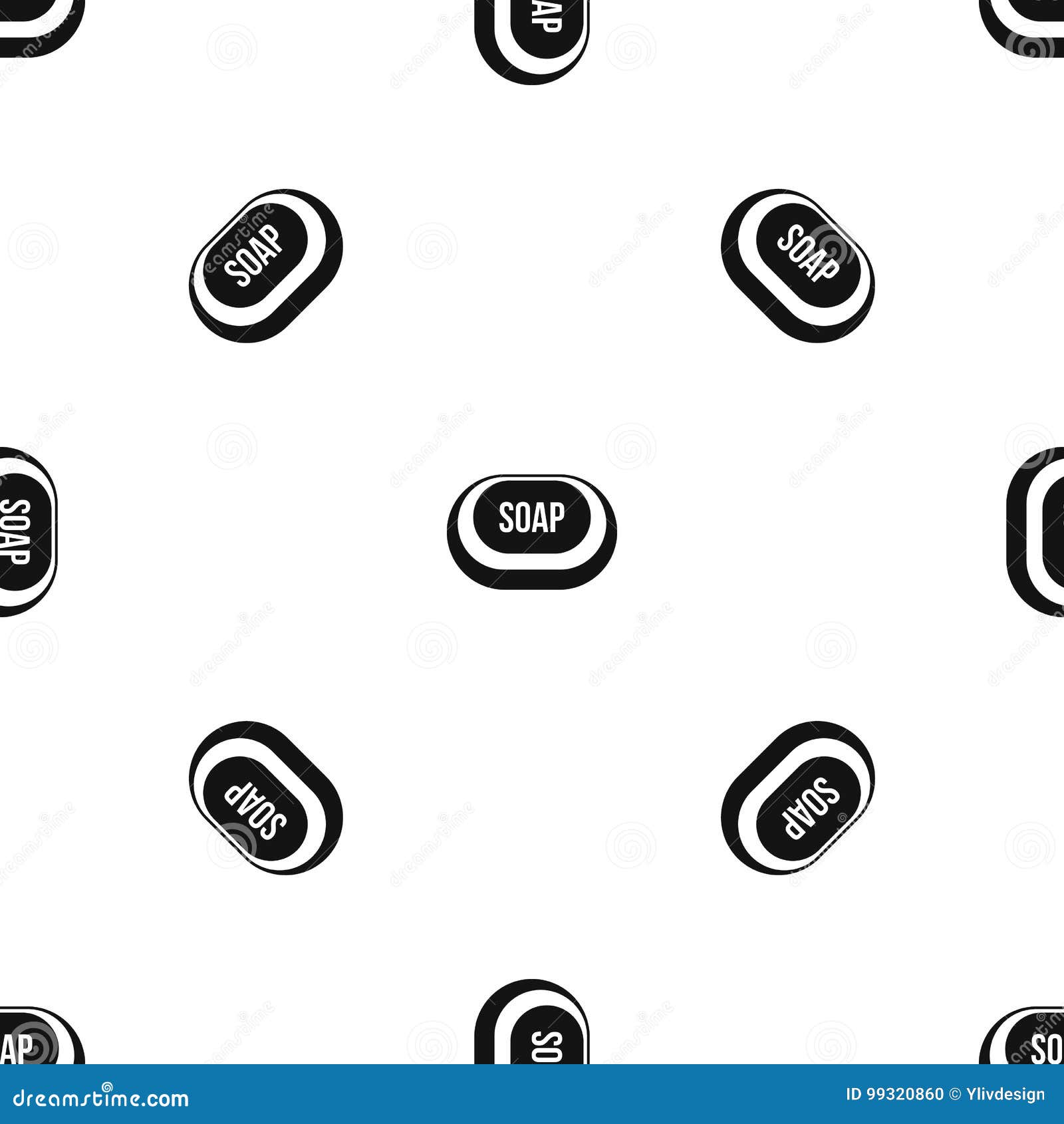 Soap Pattern Seamless Black Stock Vector - Illustration of repeat ...