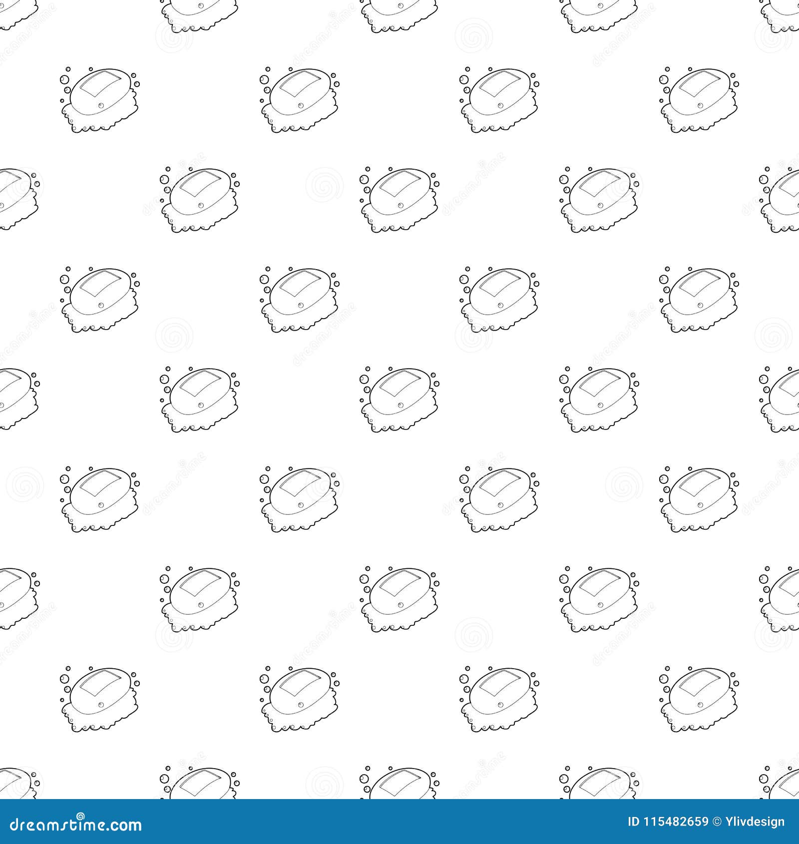 Soap Pattern Vector Seamless Stock Vector - Illustration of product ...