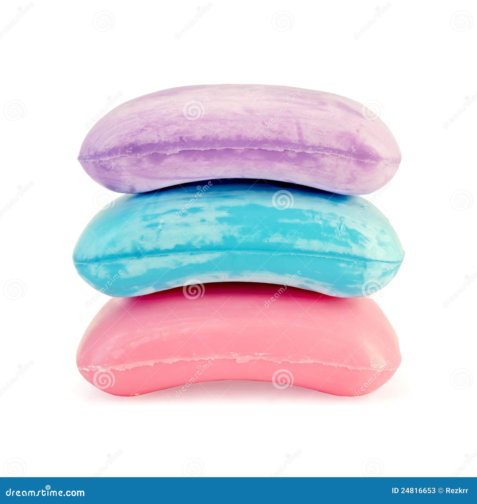 Soap Pink with Blue and Purple Stock Image - Image of accessories ...