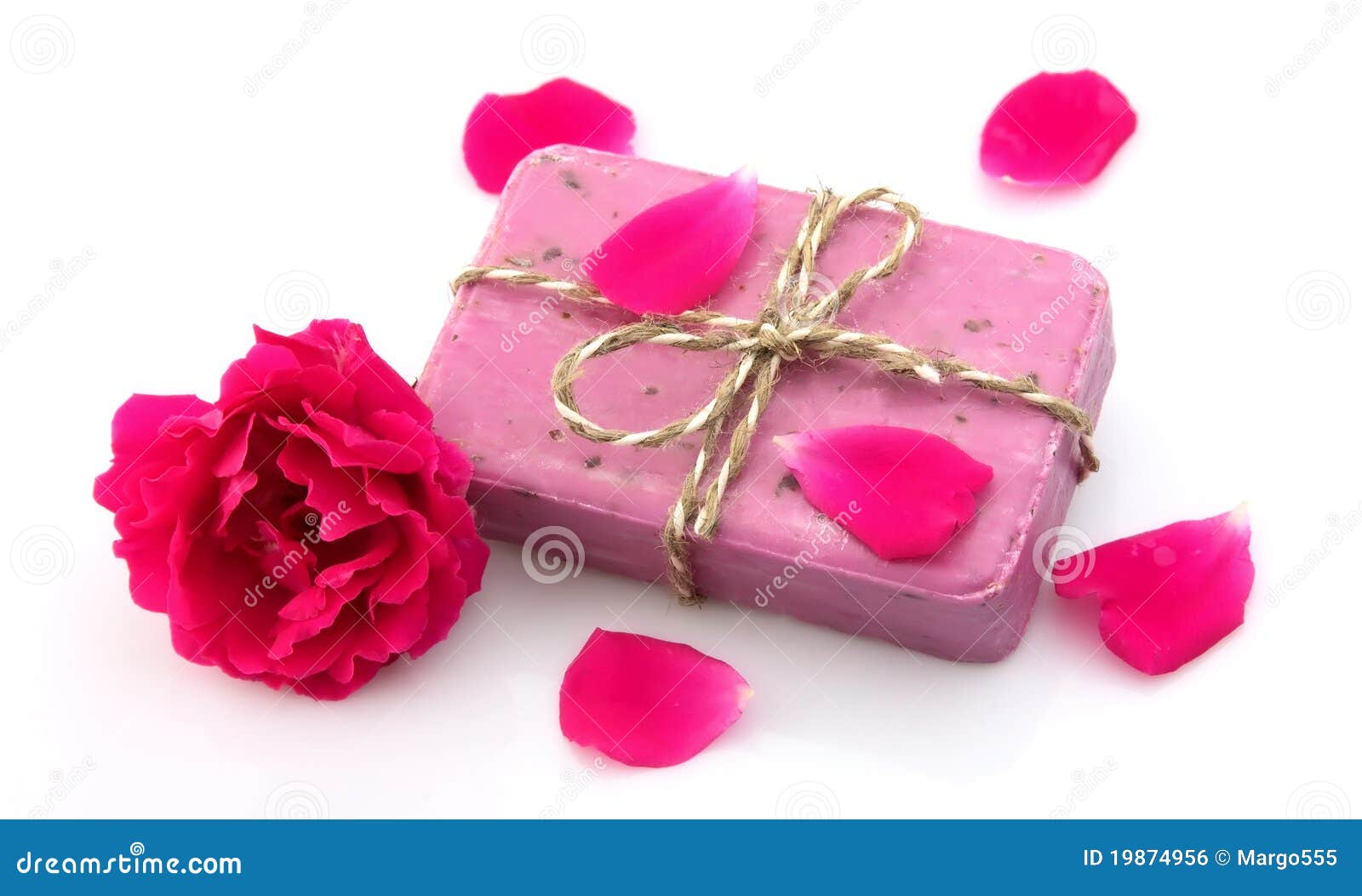 Soap with rose stock photo. Image of relaxation, hygiene - 19874956