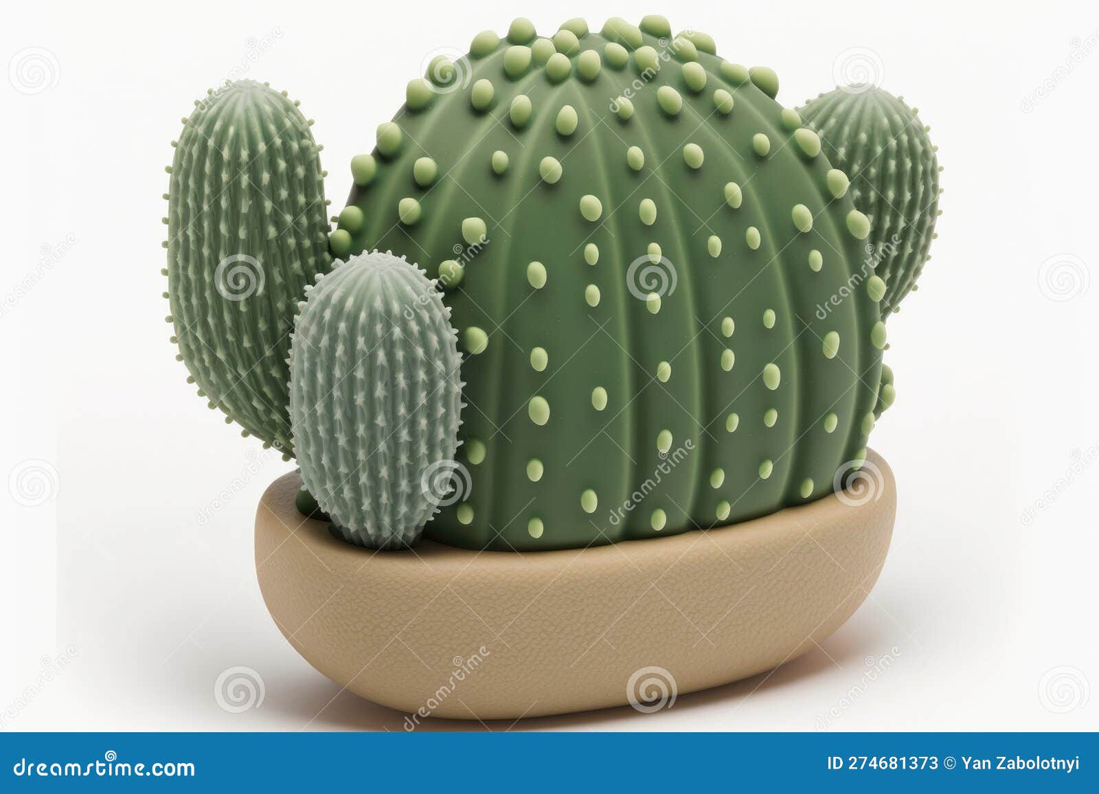 Soap Shaped Like a Cactus. Generative AI Stock Illustration ...