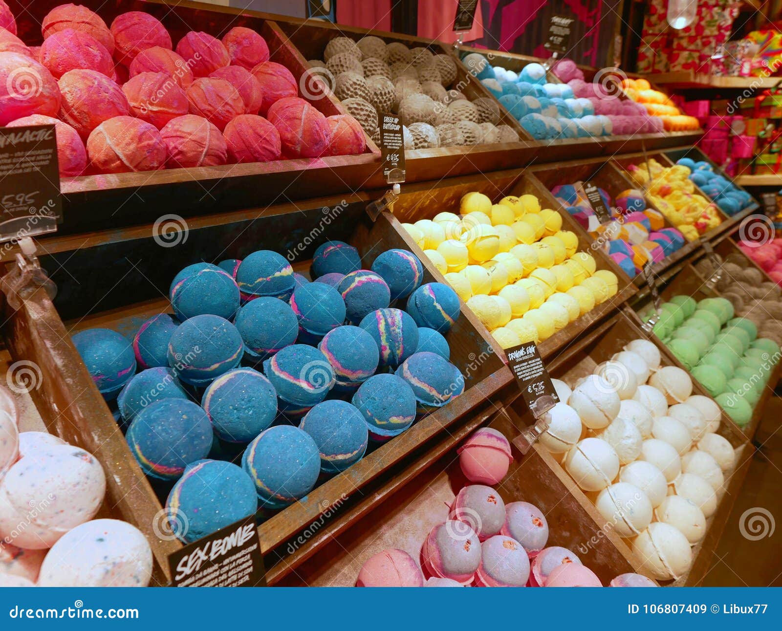 Interior Lush Soap Shop in Rome Editorial Stock Image - Image of indoor ...
