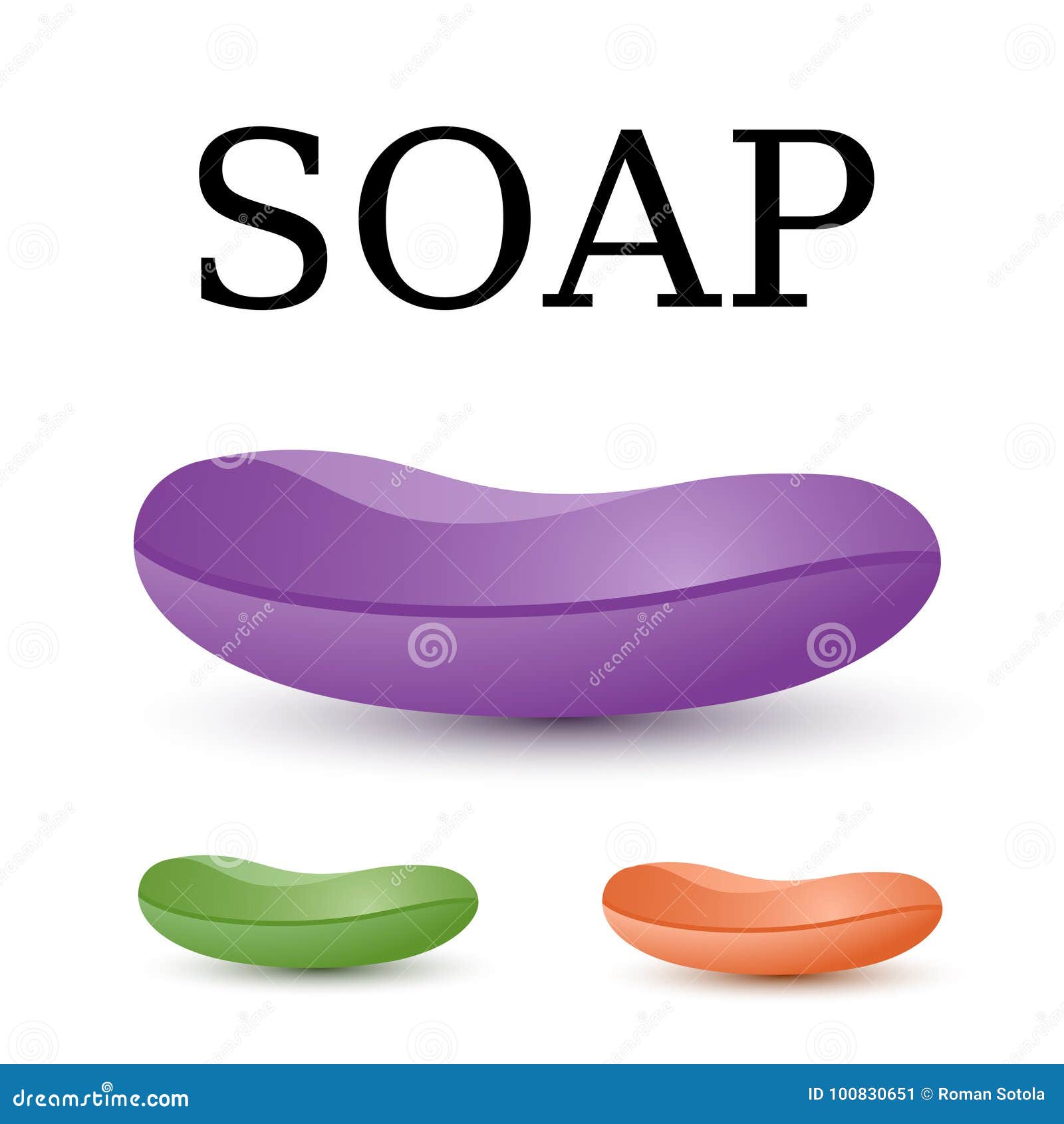 Soap simple icon stock vector. Illustration of care - 100830651