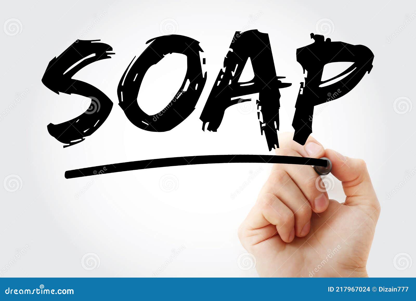 SOAP - Simple Object Access Protocol Acronym with Marker, Technology ...