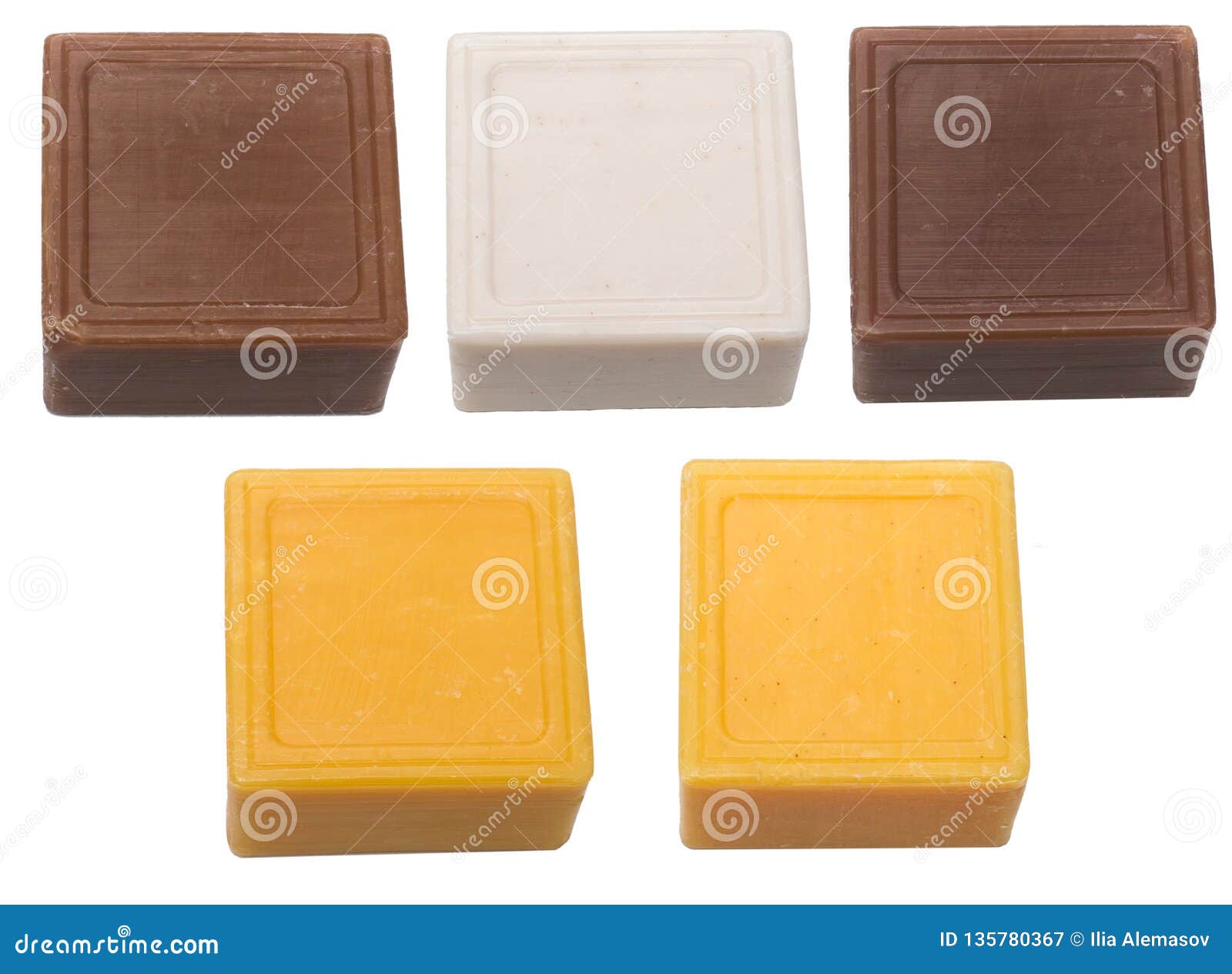 Soap Square Shape Isolated Set Stock Image - Image of isolated, white ...