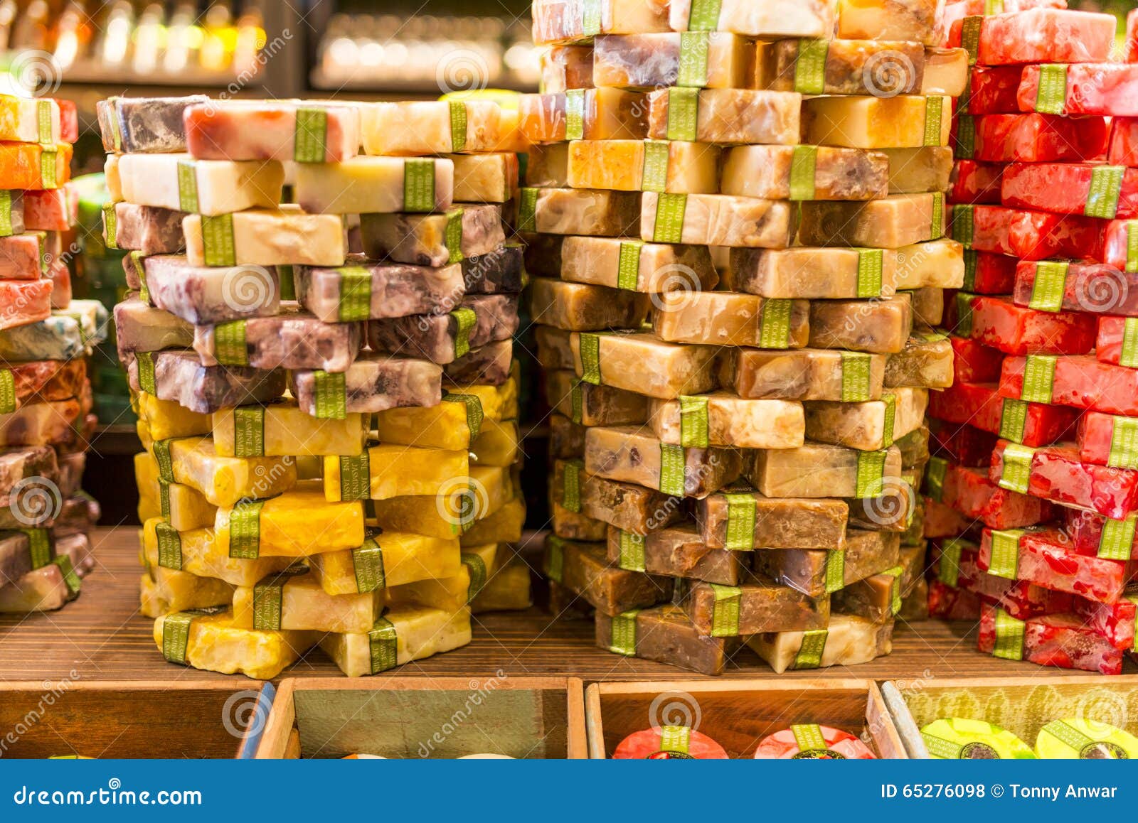 Soap stock photo. Image of shop, handmade, soap, stack - 65276098