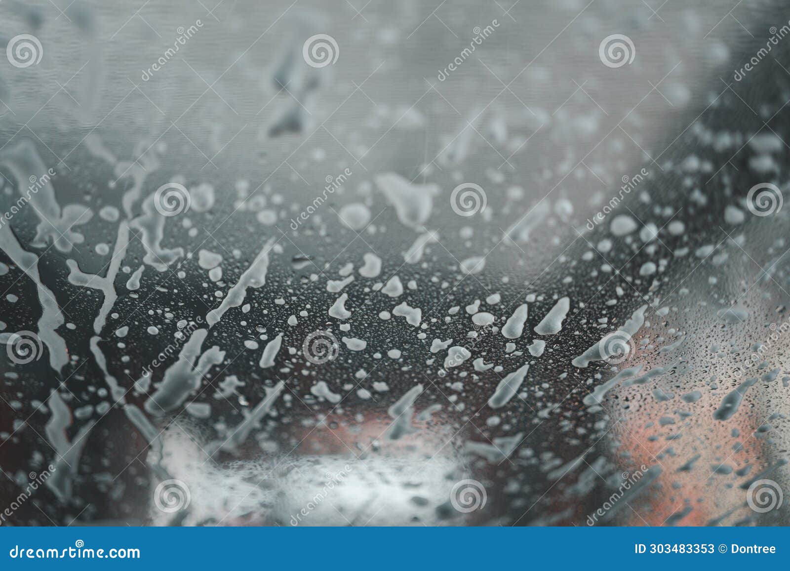 Soap Suds on the Glass. View from Inside Car, Automatic Car Wash ...