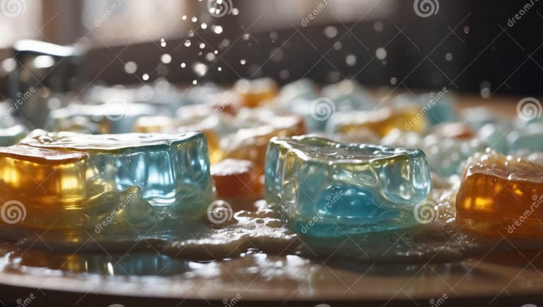 Soap Suds Timelapse a Frame of Detergent Dynamics in Soft Natural Light ...