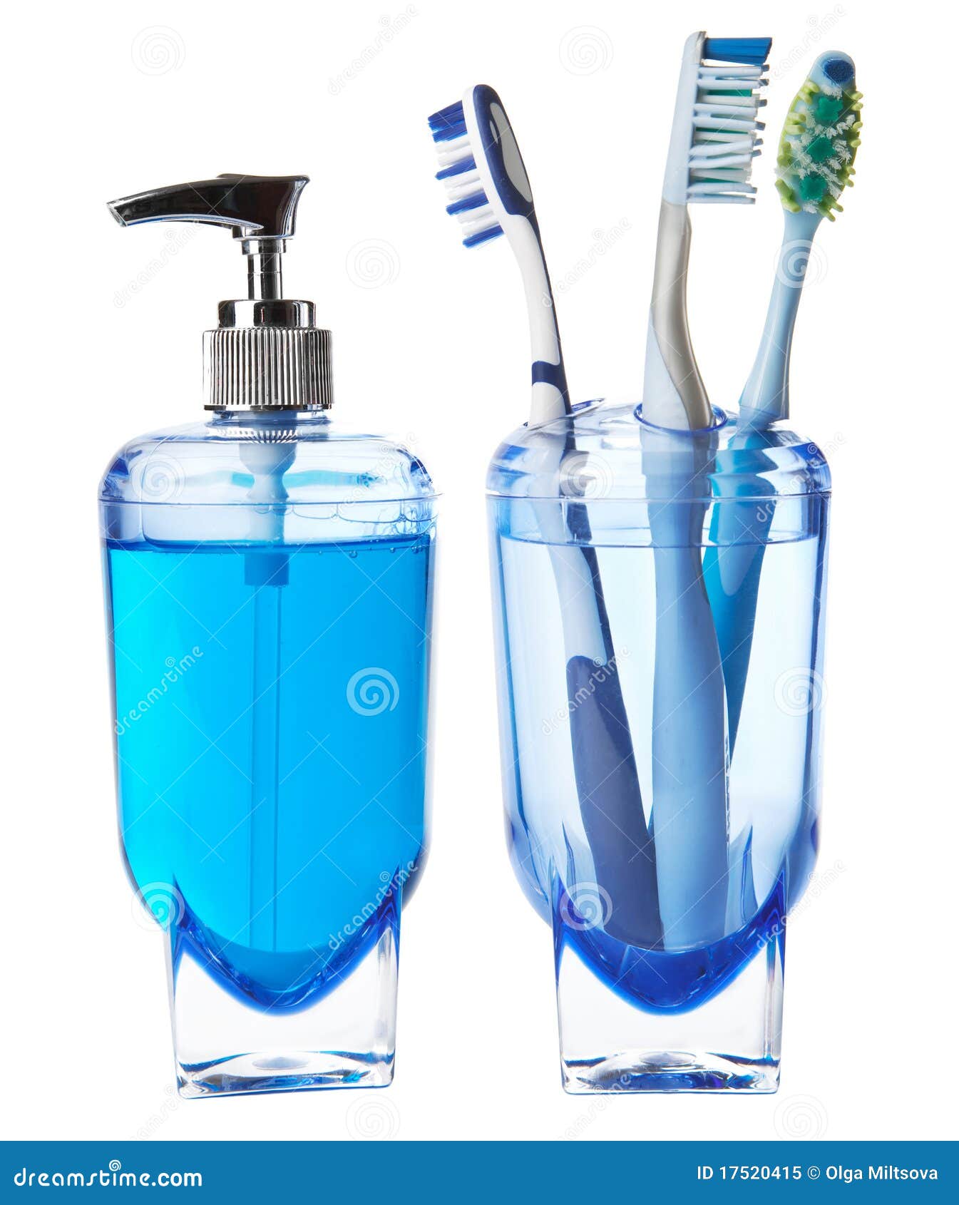 Soap and Toothbrushes Isolated Stock Image - Image of cosmetics ...