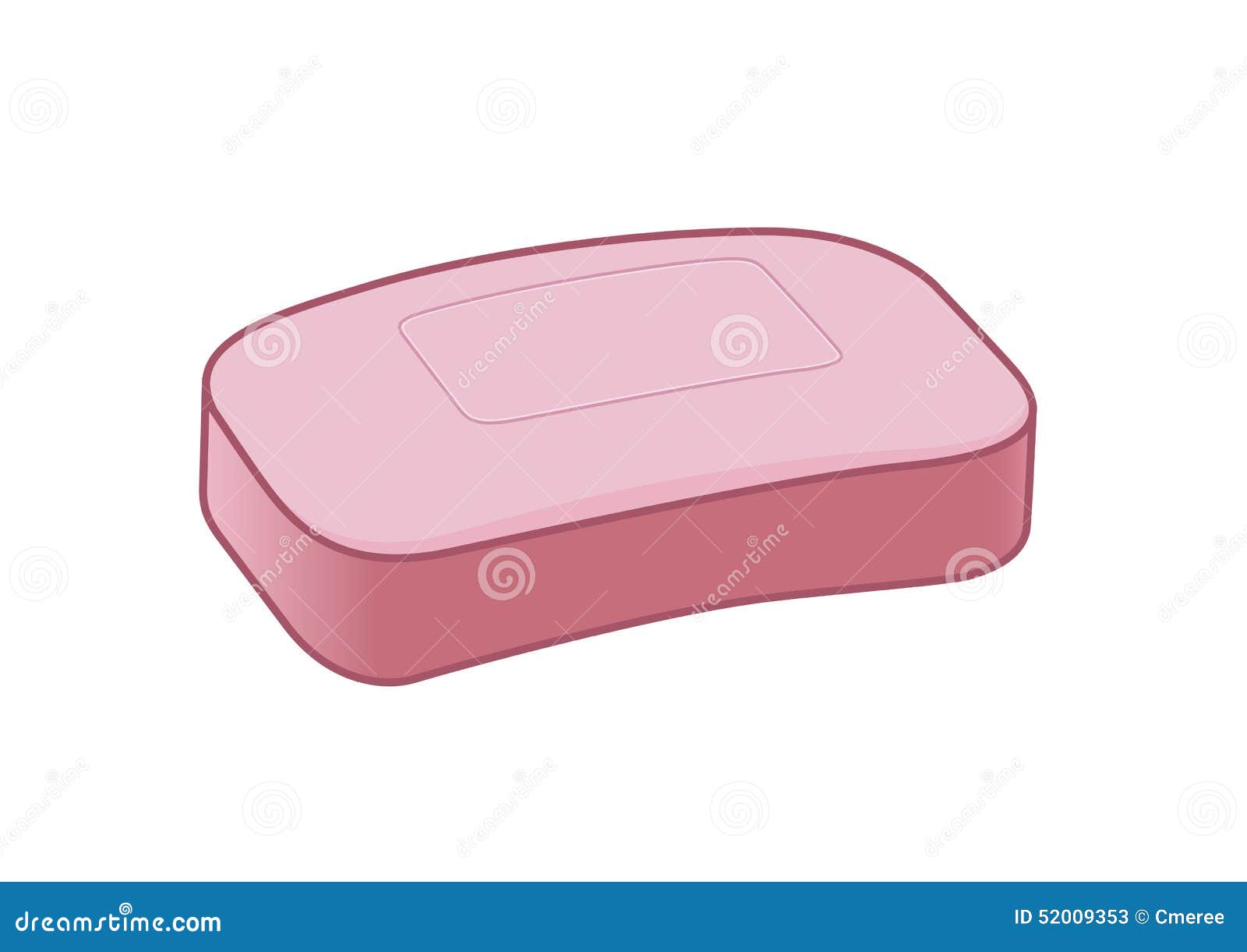 Soap stock vector. Illustration of drawing, color, hygiene - 52009353