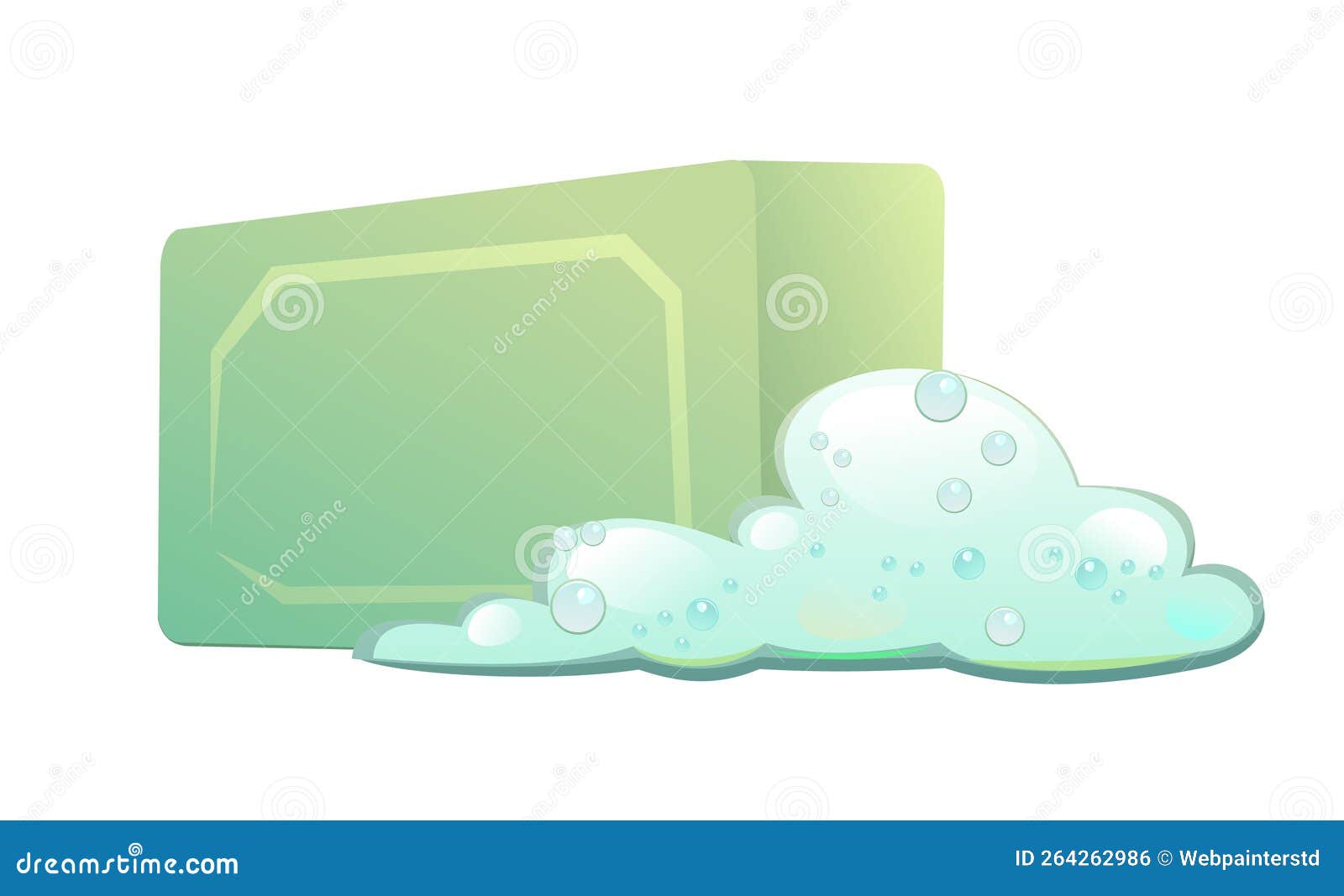 Soaps With Foam. Still Life. Detergent For Washing Body And Objects ...