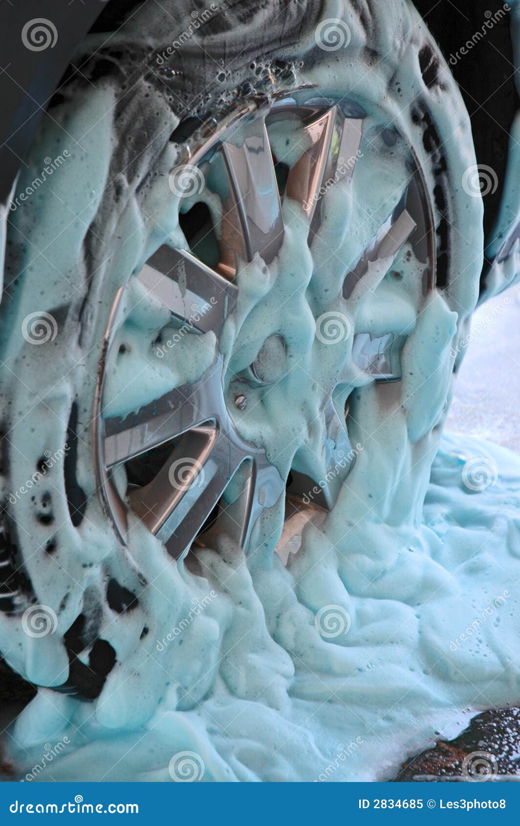 Soapy tire stock image. Image of automobile, wheel, clean - 2834685