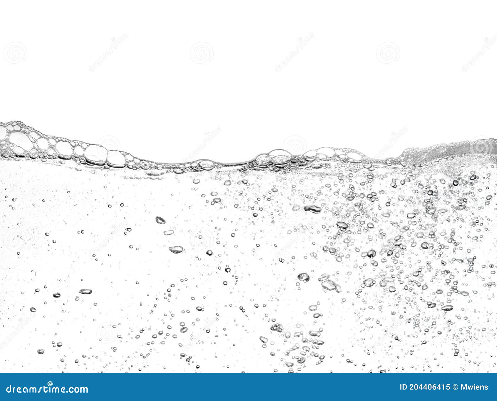 Soapy Water with Bubbles Floating on Surface of Wash Water Stock Image ...