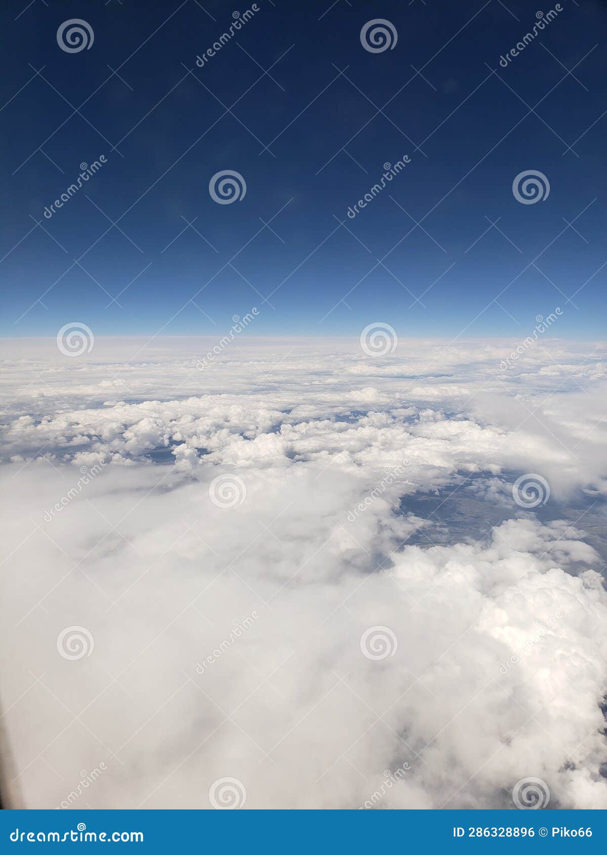 Soaring Above the Clouds so High in the Sky Stock Photo - Image of ...