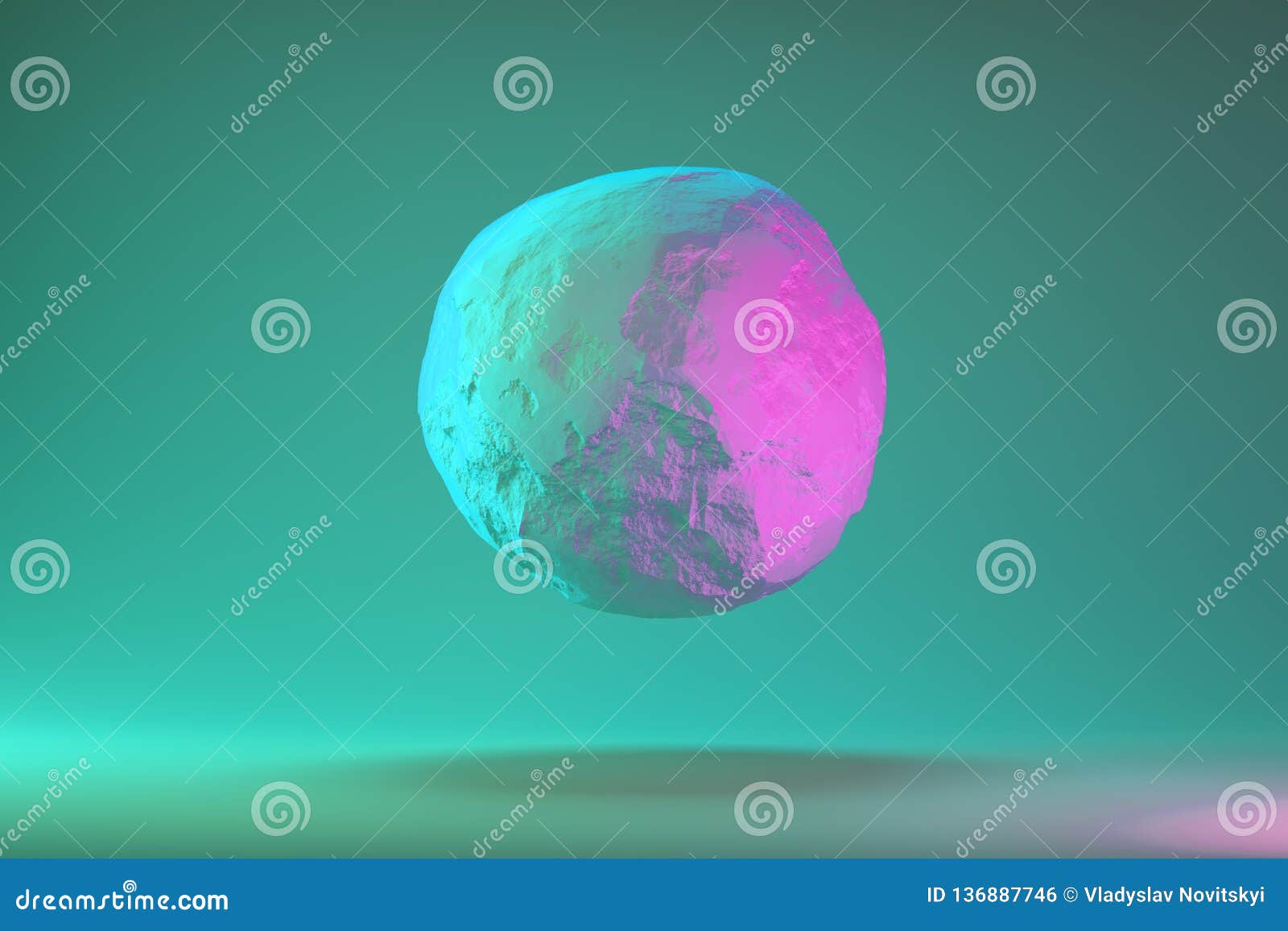 Soaring Ball With Deep Texture Royalty-Free Stock Photography ...