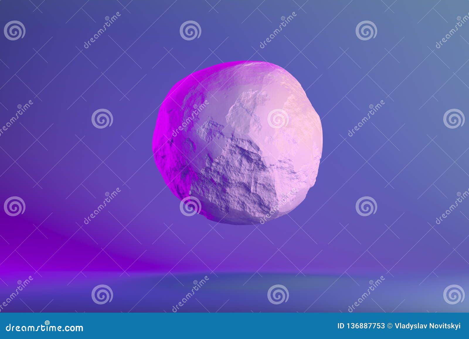 Soaring Ball With Deep Texture Royalty-Free Stock Photography ...
