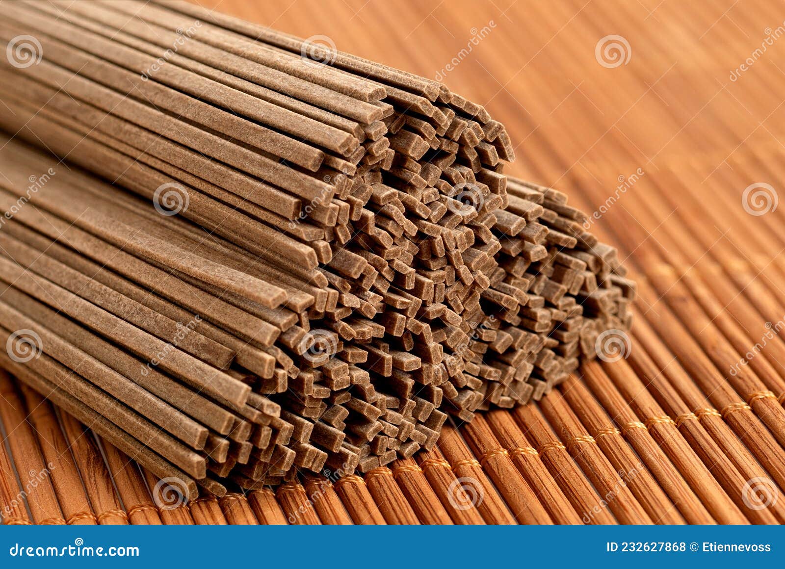 Soba noodles stock photo. Image of noodle, closeup, matt - 232627868
