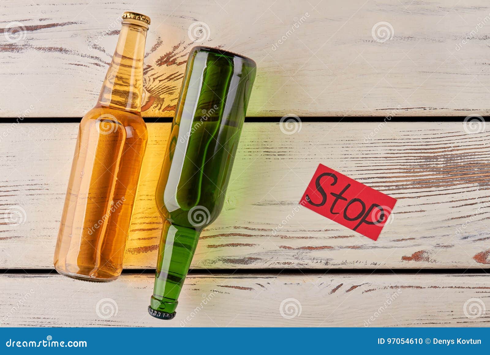 Sober Lifestyle, Stop Drinking Alcohol. Stock Photo - Image of ...