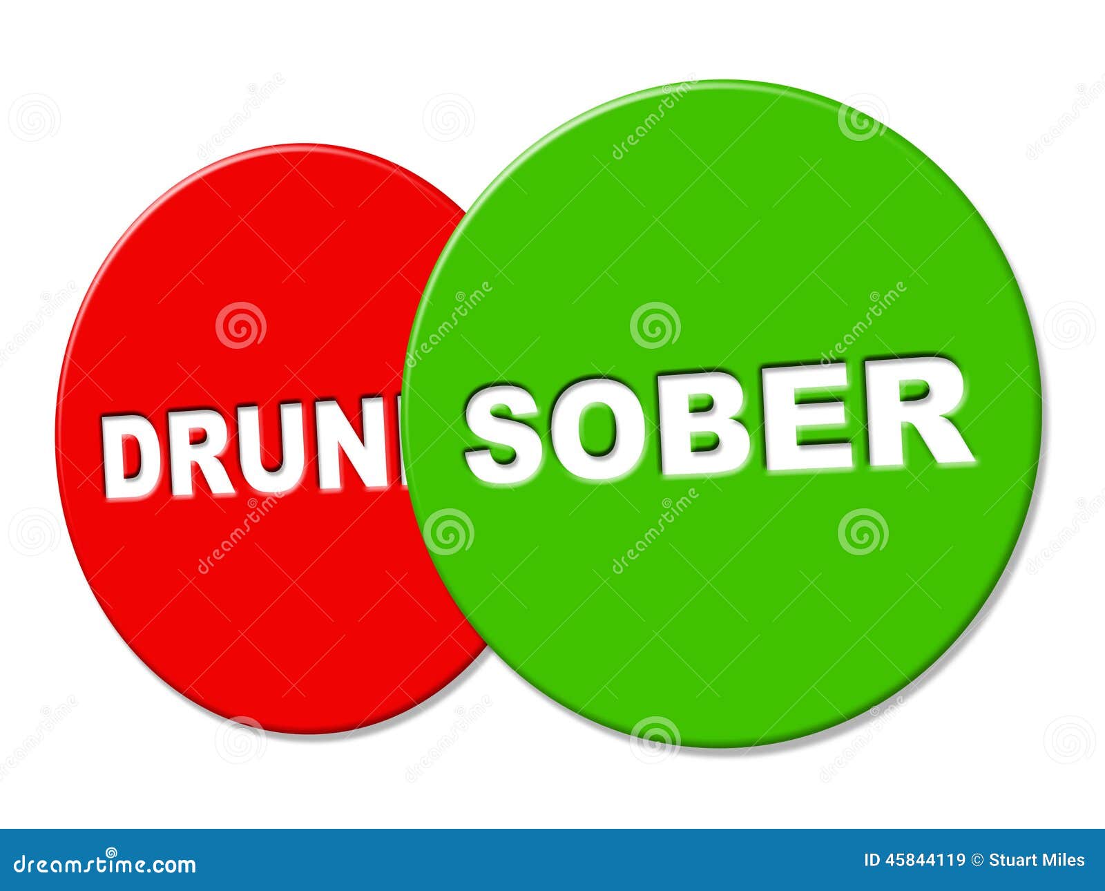 Sober Sign Means Clear Headed And Advertisement Royalty-Free Stock ...