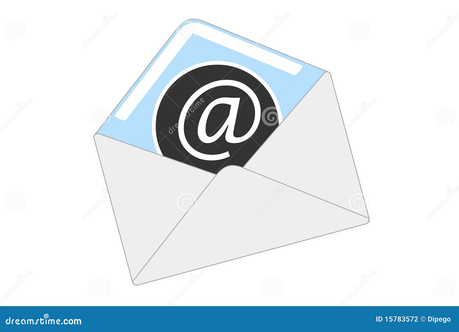 Sobre Con La Muestra Del Email Stock de ilustración - Ilustración de ...