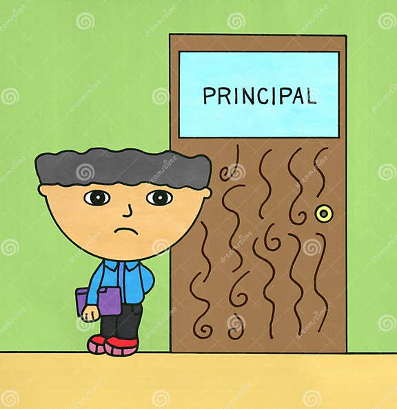 Sobre ser castigado stock de ilustración. Ilustración de castigo - 28837109