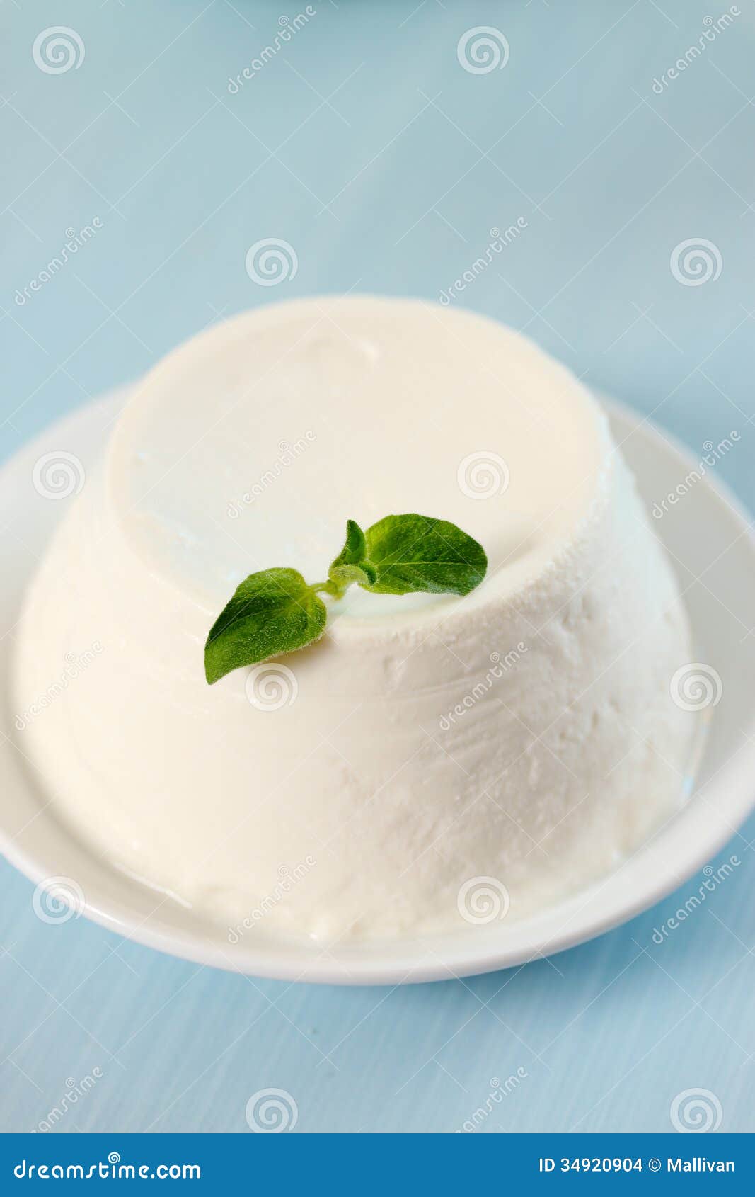 Sobremesa Do Queijo Da Ricota Foto de Stock - Imagem de ingrediente ...