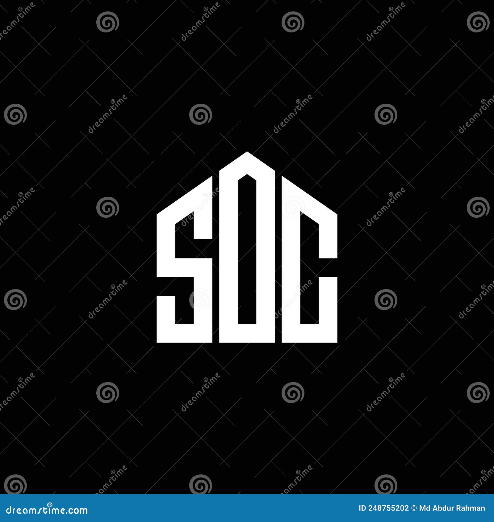 SOC Letter Logo Design On BLACK Background. SOC Creative Initials ...