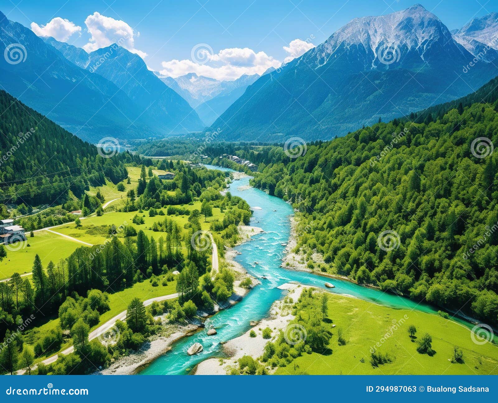 Soca river stock illustration. Illustration of soca - 294987063