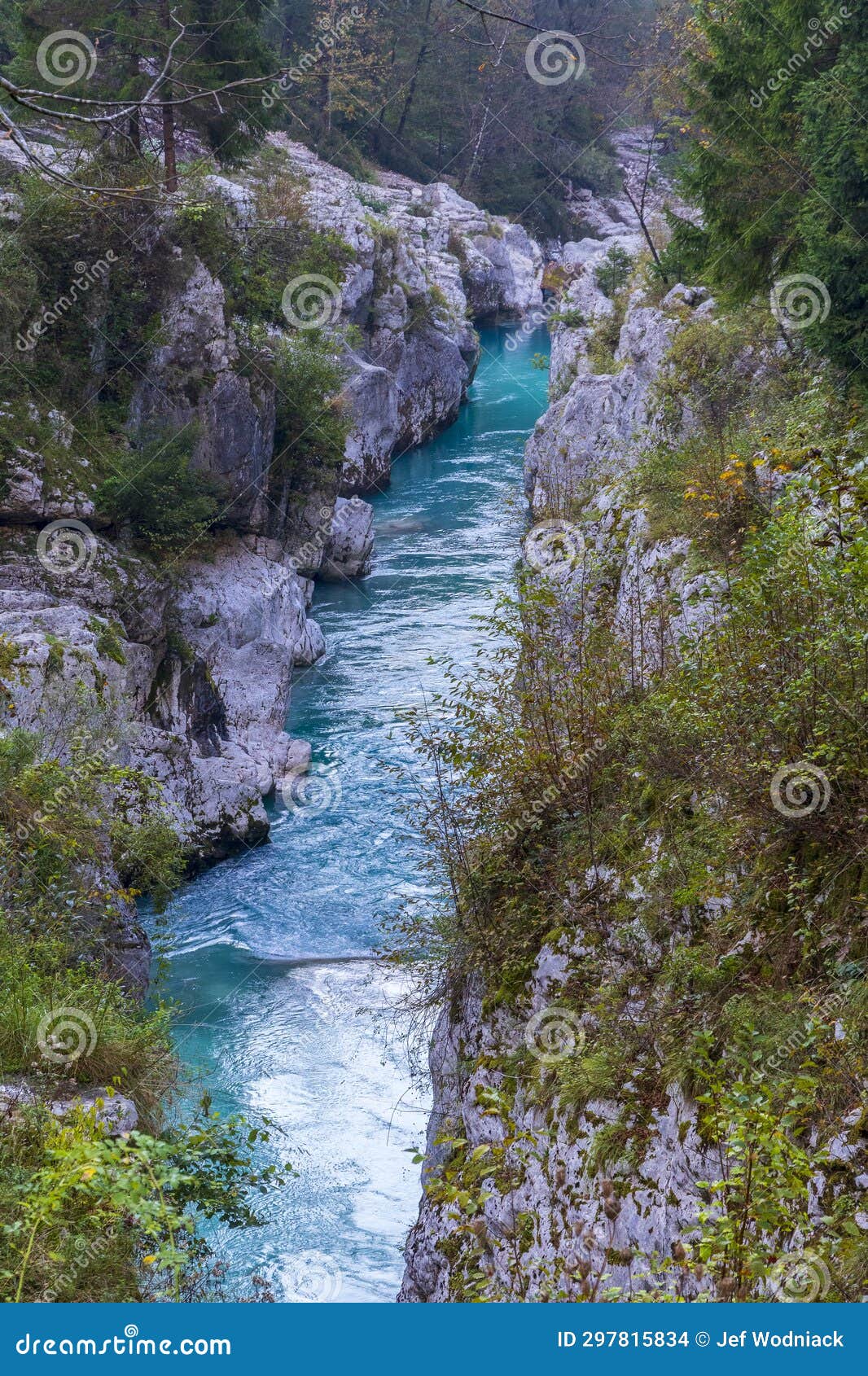 Soca River Gorge in Slovenian Alps. Stock Photo - Image of park, fresh ...