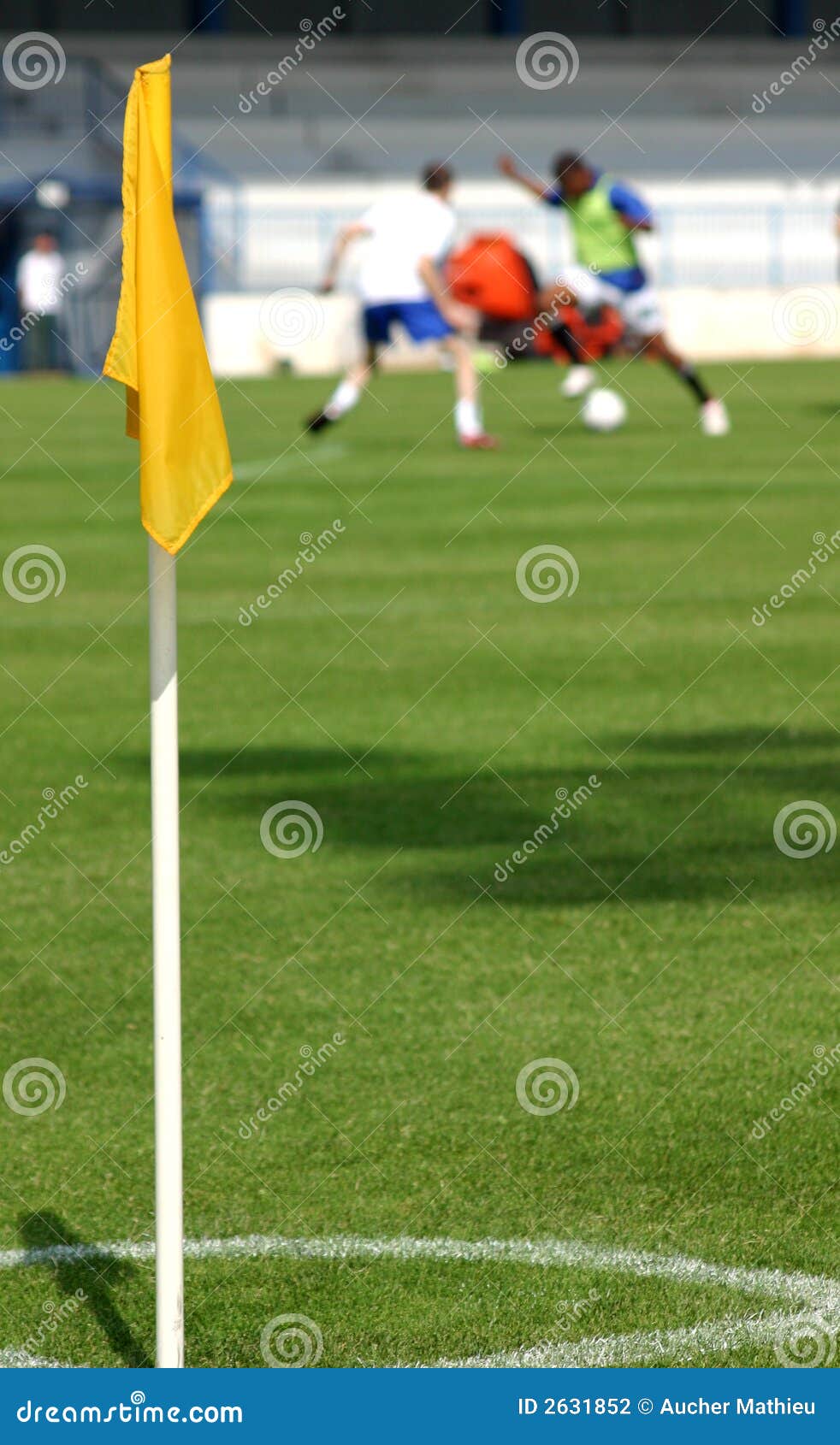 Soccer stock photo. Image of balloon, flag, player, sport - 2631852