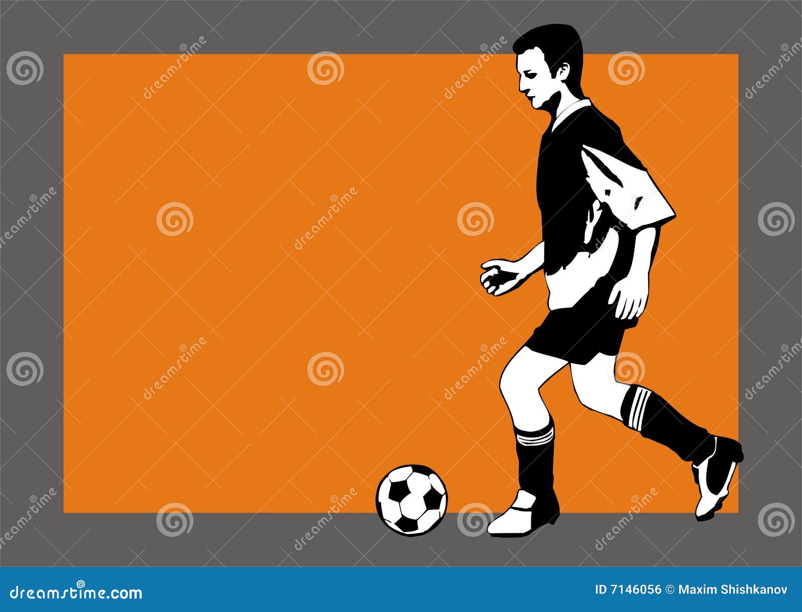 Soccer stock vector. Illustration of footie, game, soccer - 7146056