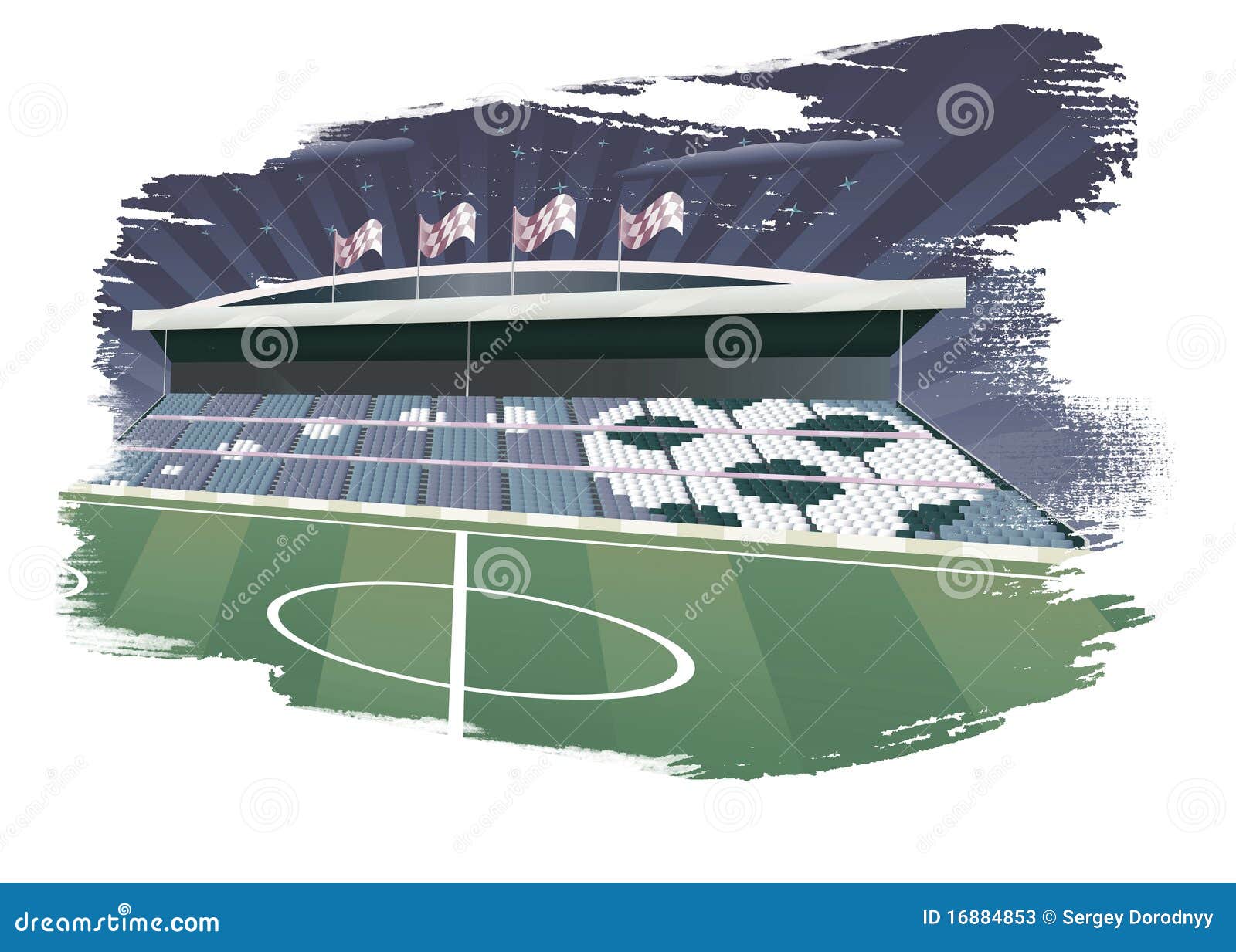 Soccer Abstract Background. Stock Illustration - Illustration of ball ...