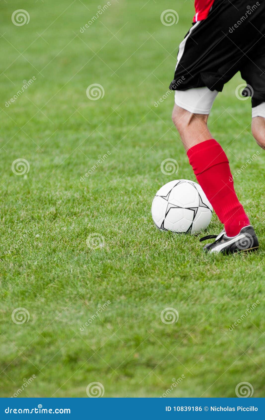 Soccer Action stock photo. Image of kick, fitness, legs - 10839186