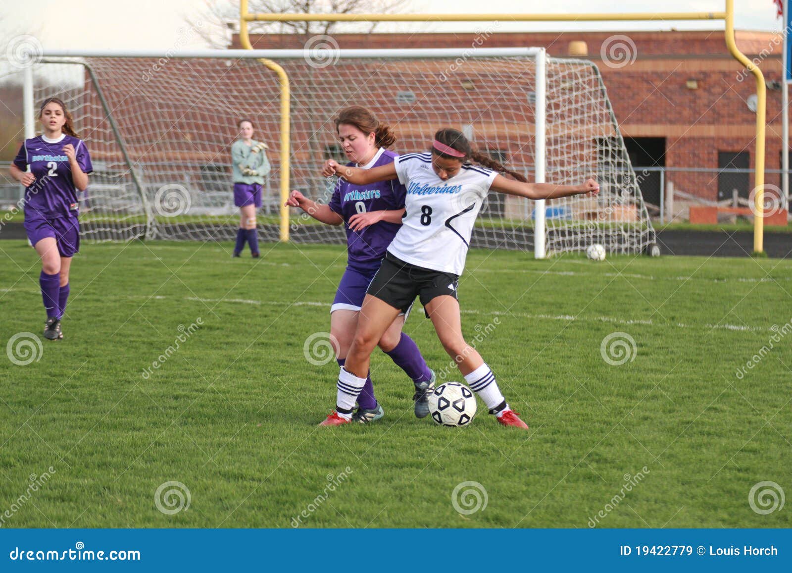 Soccer Action editorial stock image. Image of goal, junior - 19422779