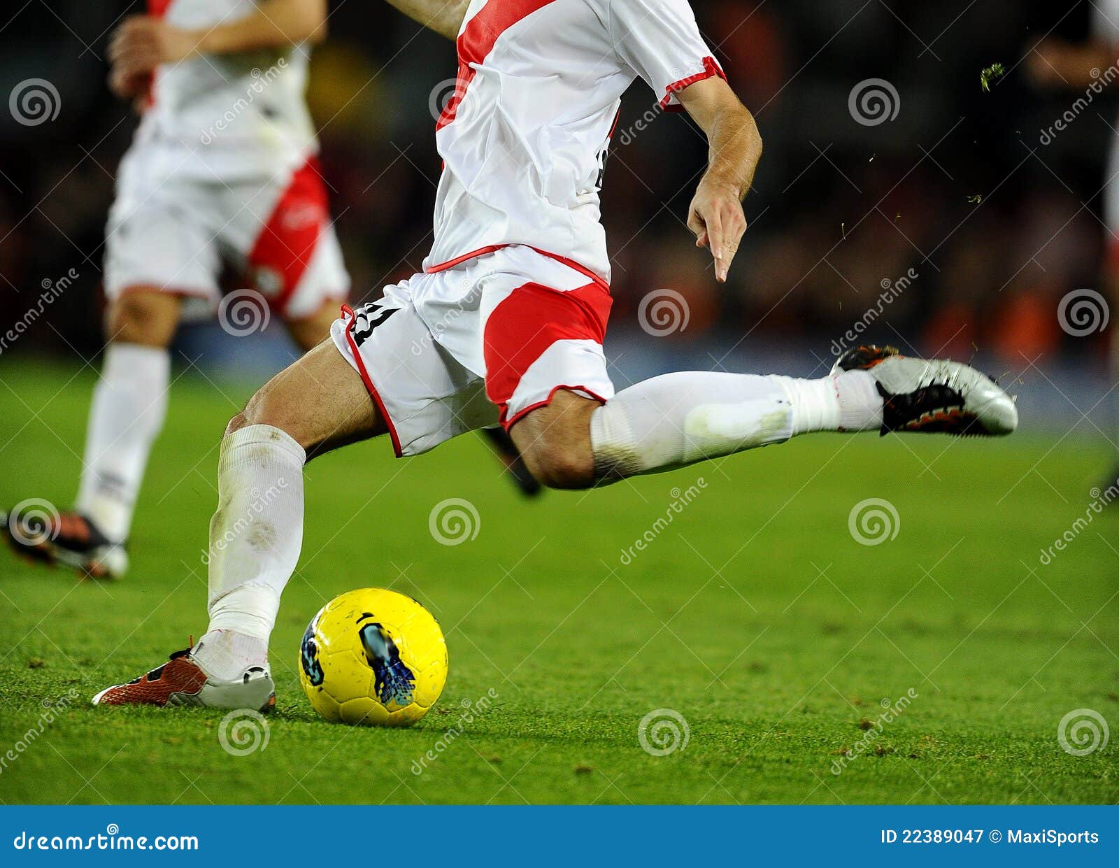 Soccer action stock image. Image of green, activity, competition - 22389047