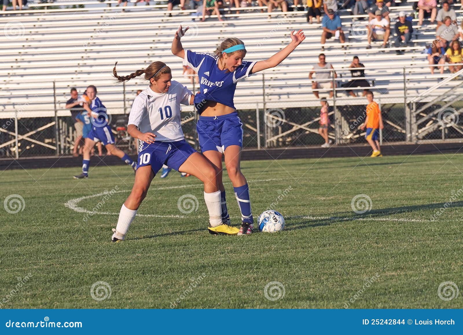 Soccer Action editorial stock image. Image of kick, jump - 25242844