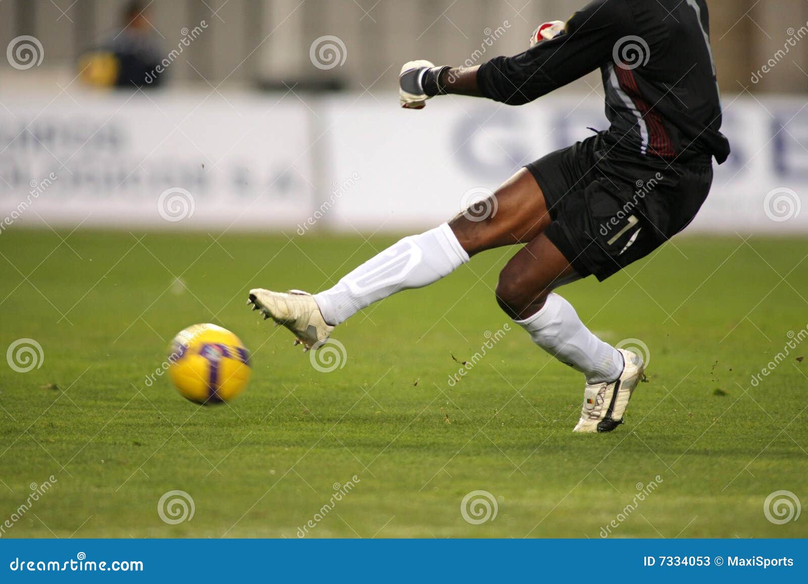Soccer Action stock image. Image of kicking, sports, field - 7334053