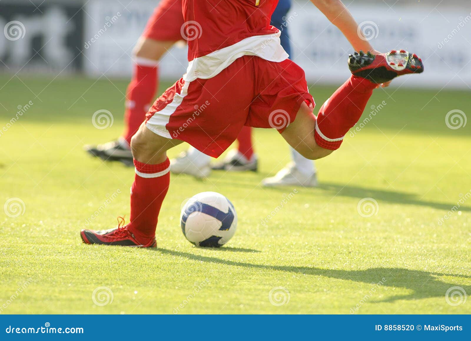 Soccer Action stock photo. Image of game, emotion, footwork - 8858520