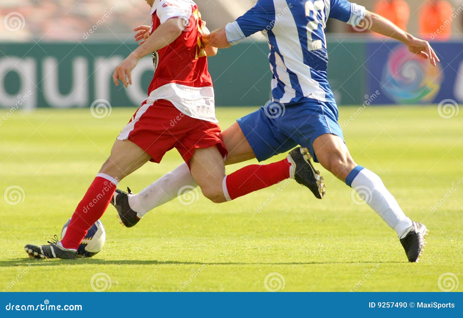 Soccer Action stock photo. Image of foot, ball, outside - 9257490