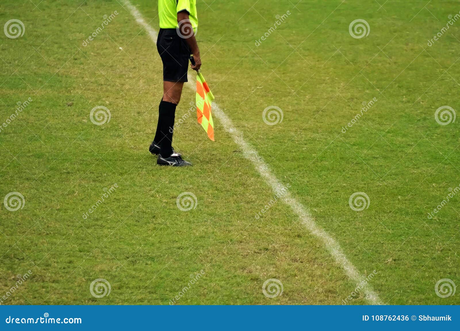 Soccer assistant referee stock photo. Image of official - 108762436