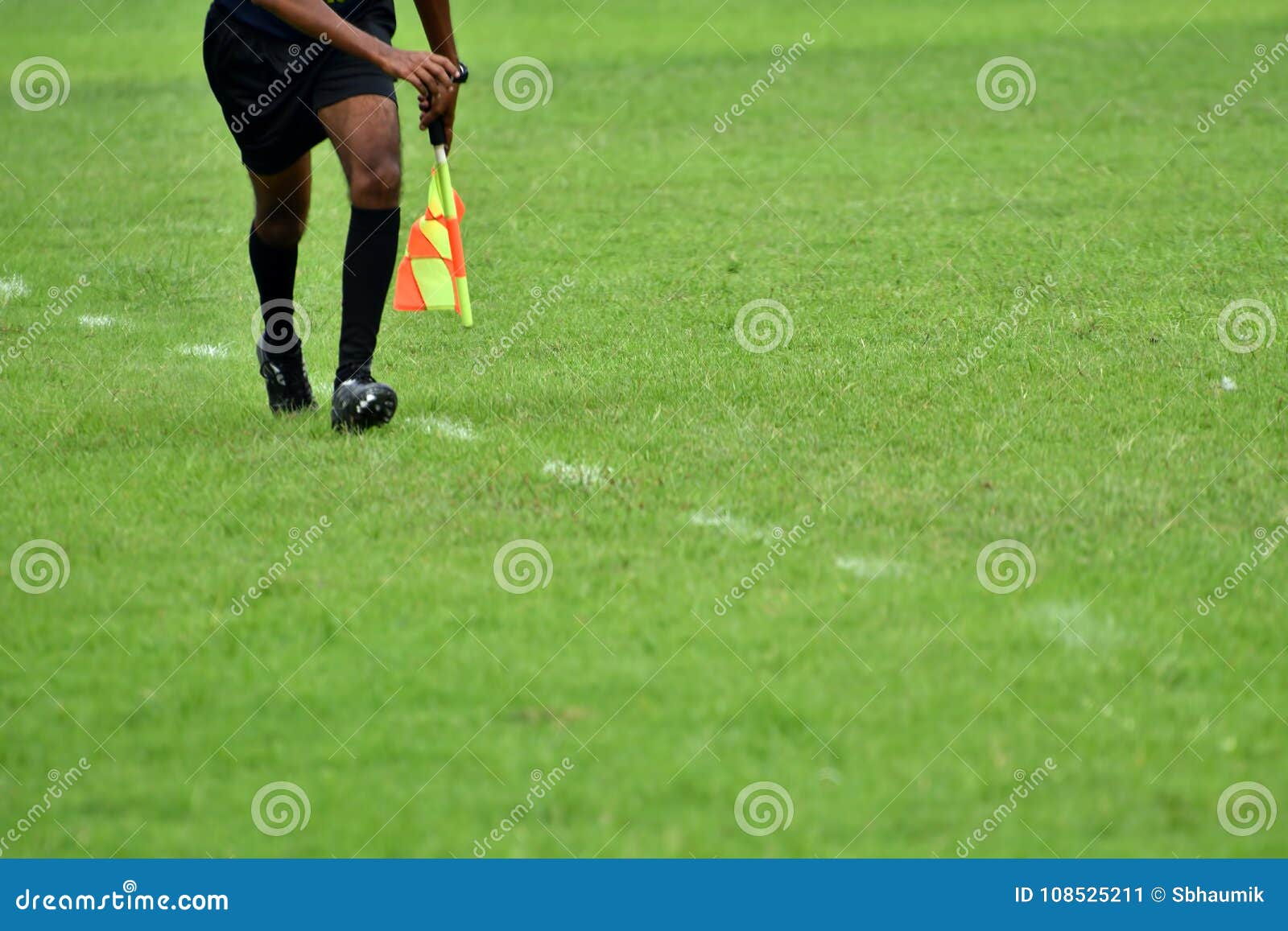 Soccer assistant referee stock image. Image of human - 108525211